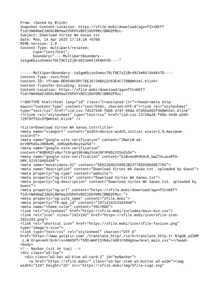 Download Virtex WA Ganas | PDF | Typefaces | Html Element