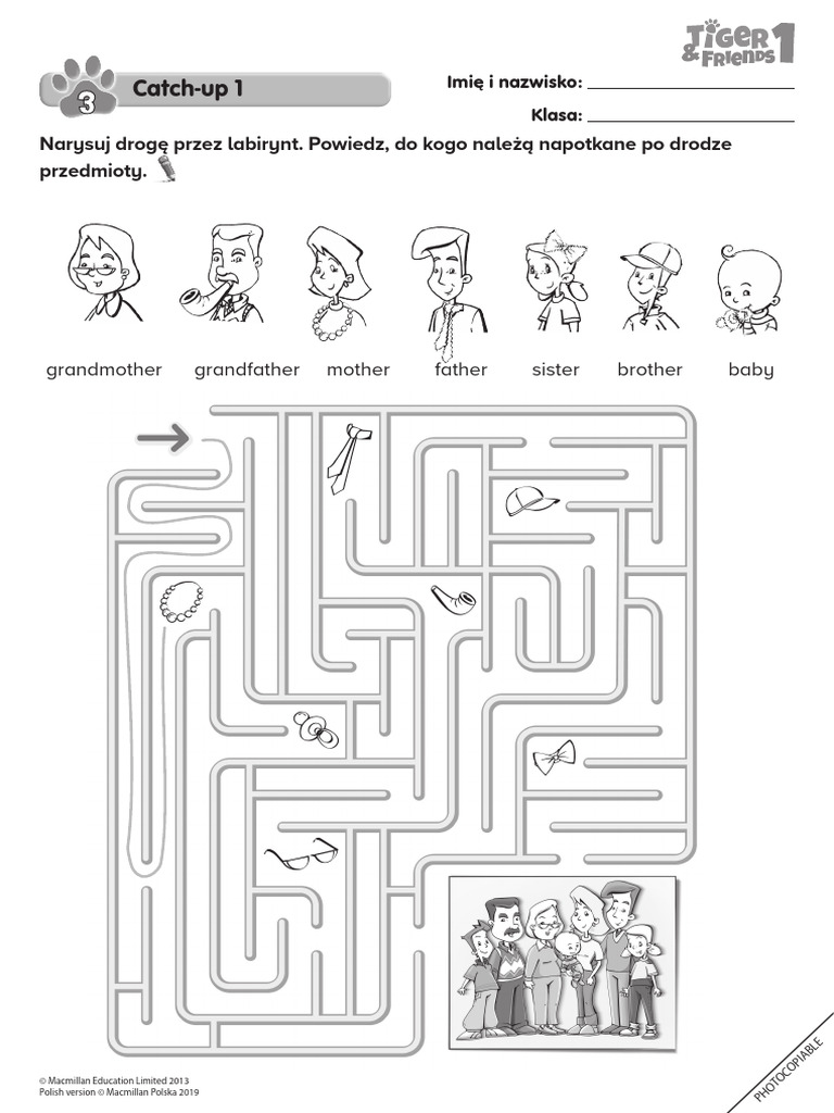 Tiger&Friends - 1 - TRF - Catch-Up 1 - Unit 3 | PDF