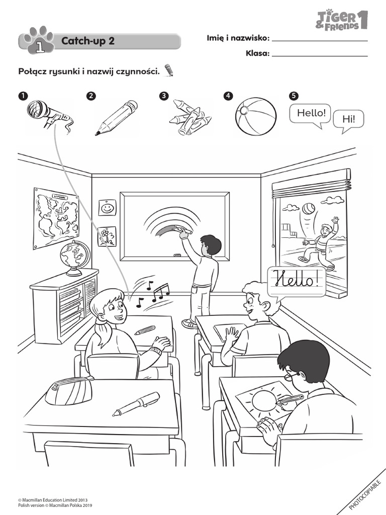 Tiger&Friends - 1 - TRF - Catch-Up 2 - Unit 1 | PDF