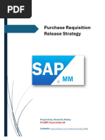 SAP PR Release Strategy Guide | PDF