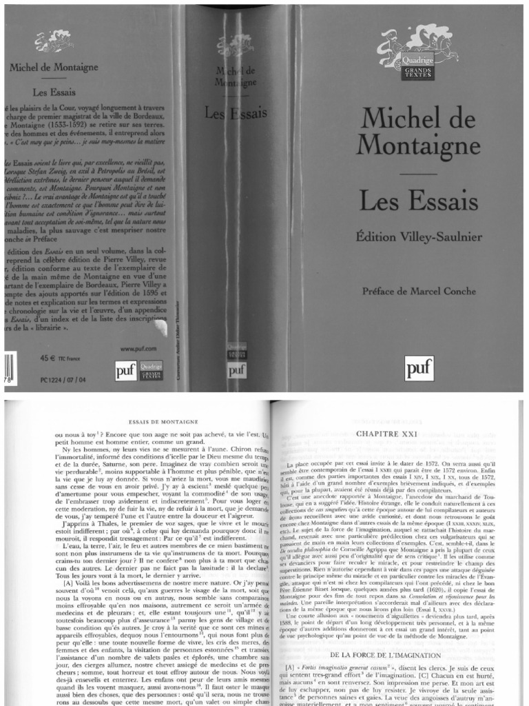 De La Force de L'imagination | PDF
