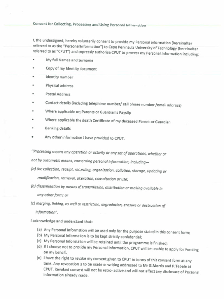 Placement 2021-1 Consent Document | PDF