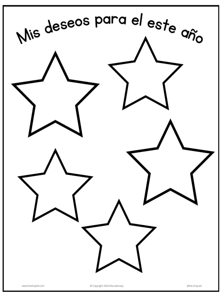Mis Deseos para Este Año (Estrellas) | PDF