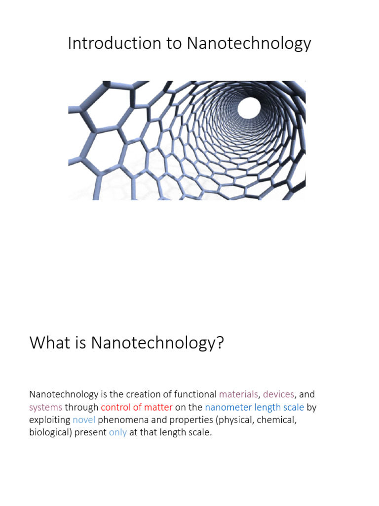 Rice2 2121 Nanotechnology Powerpoint Presentation | PDF