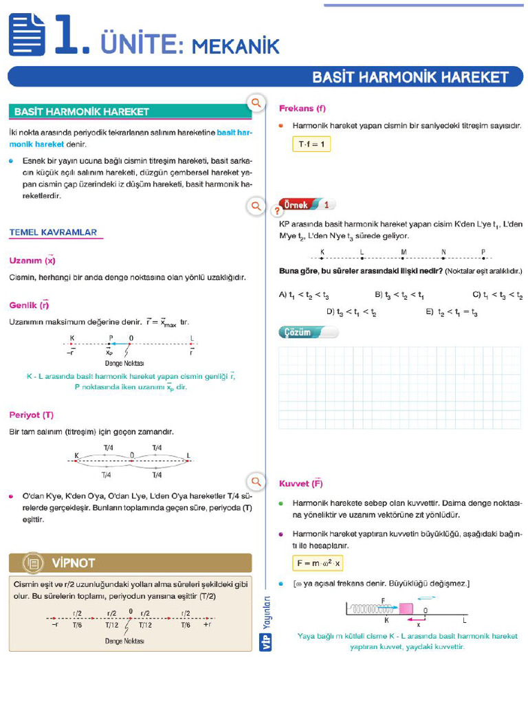 09113645_12.2.1._Basit_Harmonik_Hareket | PDF