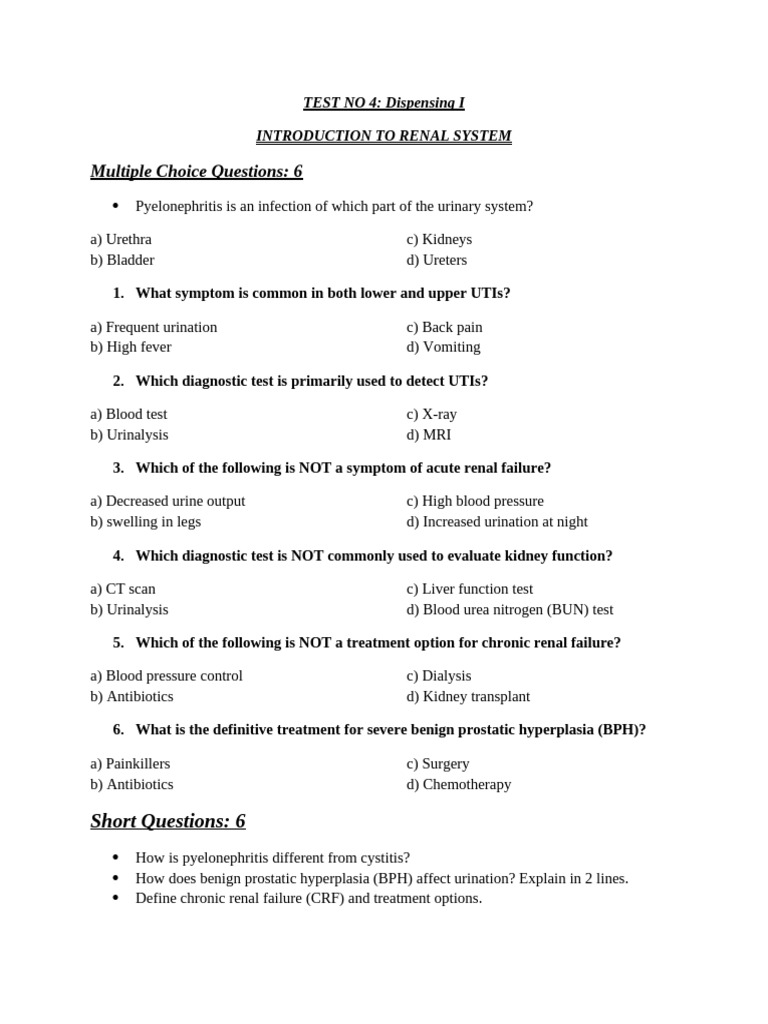 Dispensing I, Test 4 | PDF
