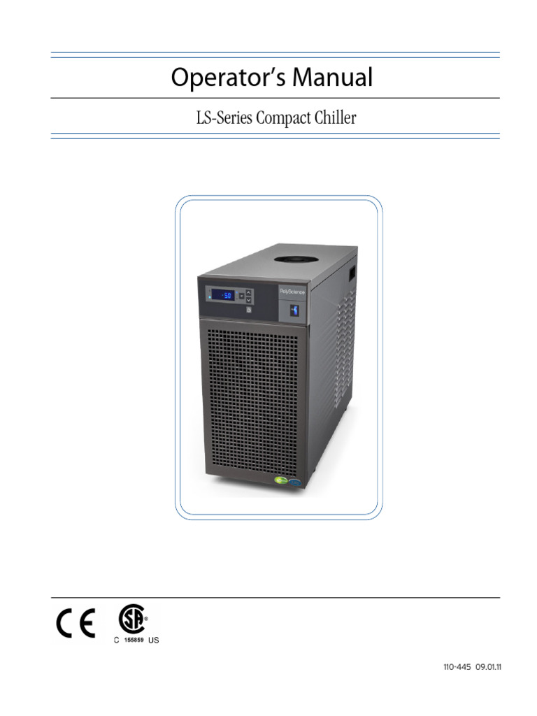 LS Series Chillers Manual | PDF | Pump | Pipe (Fluid Conveyance)