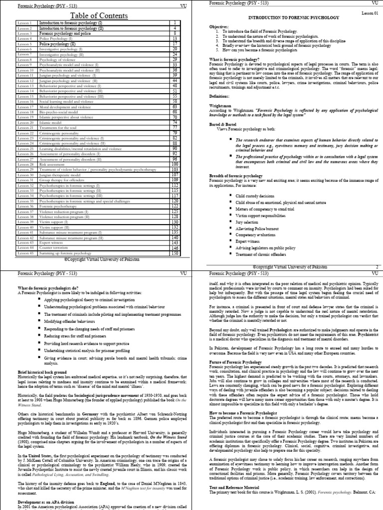 Psy 513 | PDF | Psychology | Psychologist