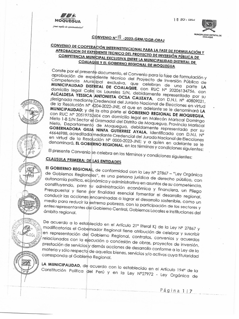 Modelo de Convenio | PDF