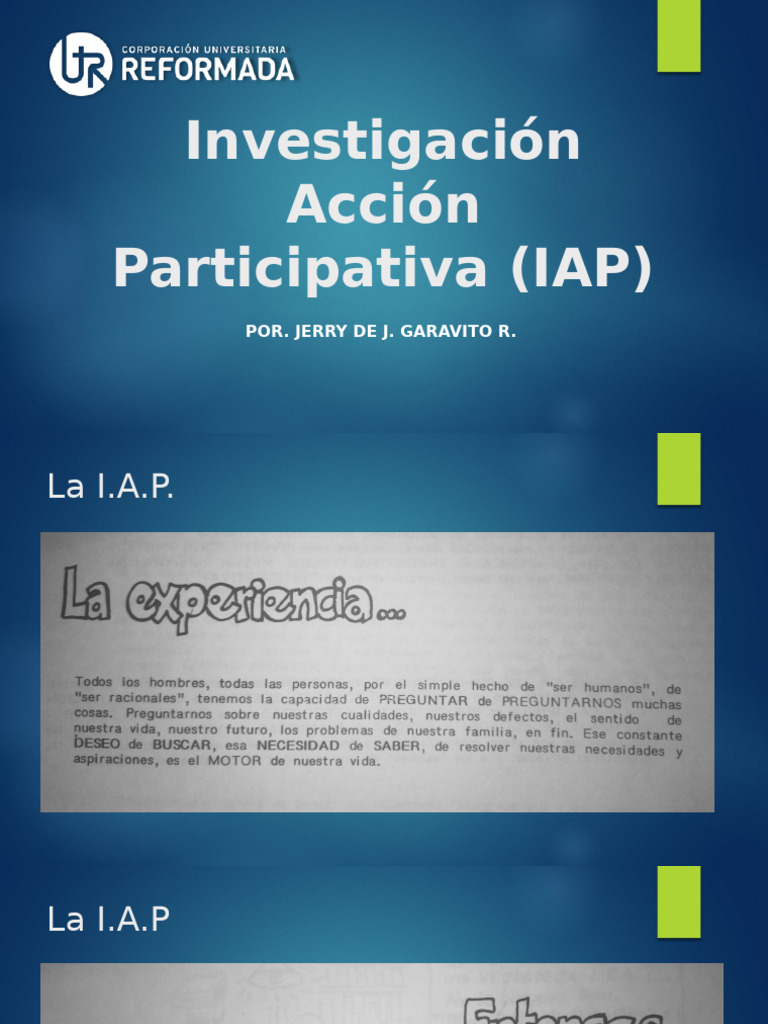 Investigación Acción Participativa (IAP) | PDF | Conocimiento | Inteligencia artificial