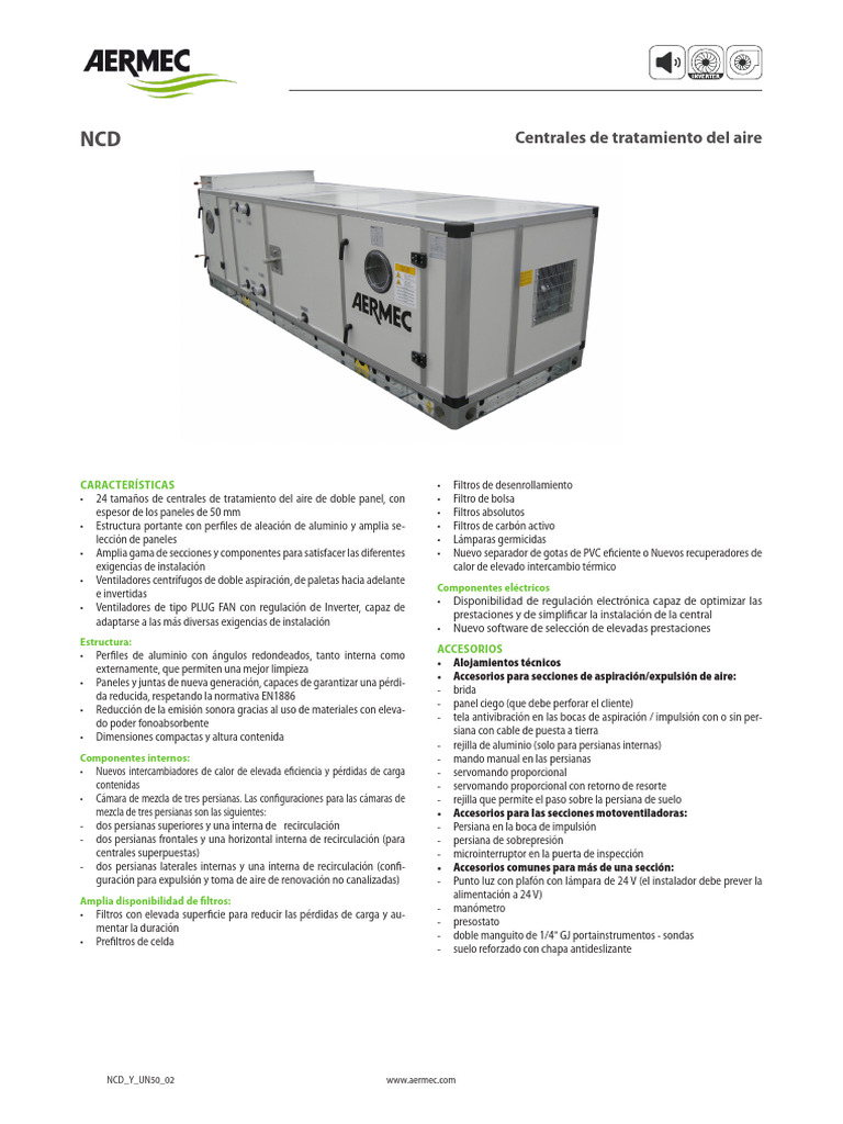 Ficha Tecnica NCD | PDF | Aluminio | Sector secundario de la economía