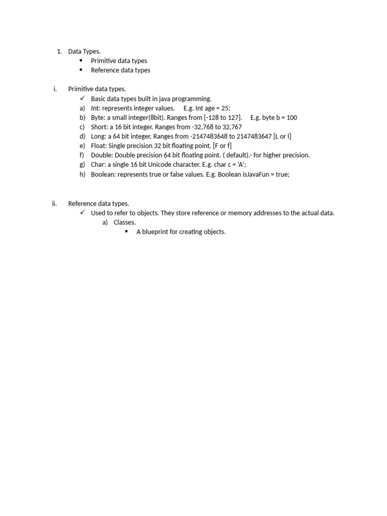 JAVA PROGRAMMING | PDF