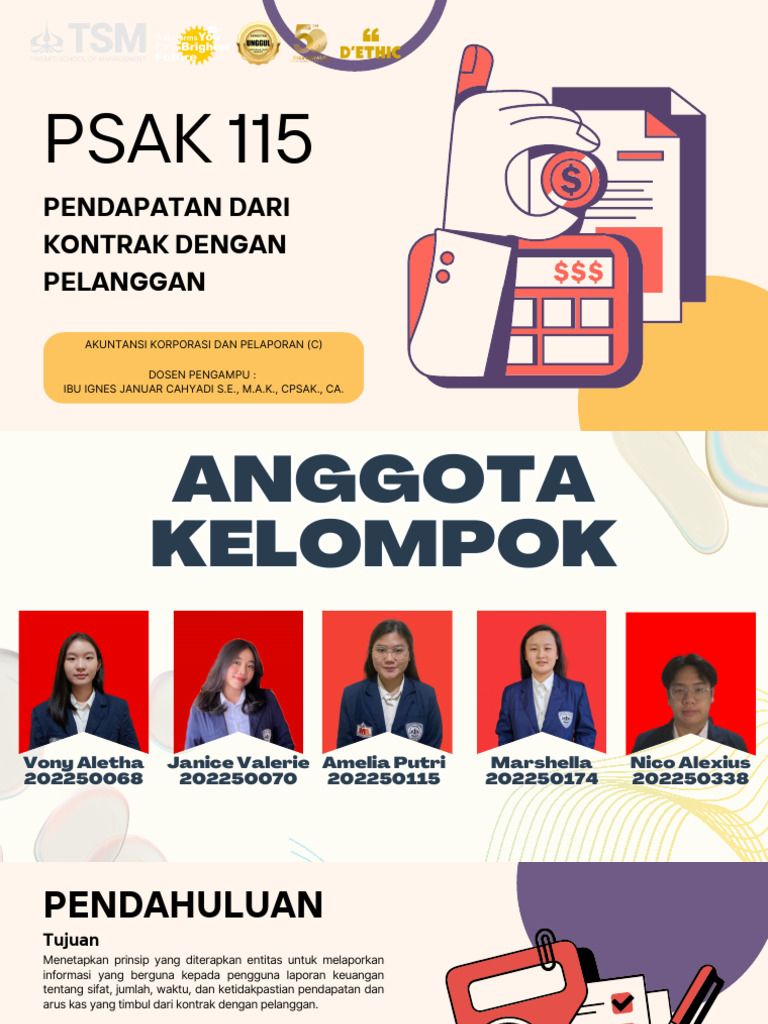 Pemahaman PSAK 115 Pendapatan Kontrak | PDF