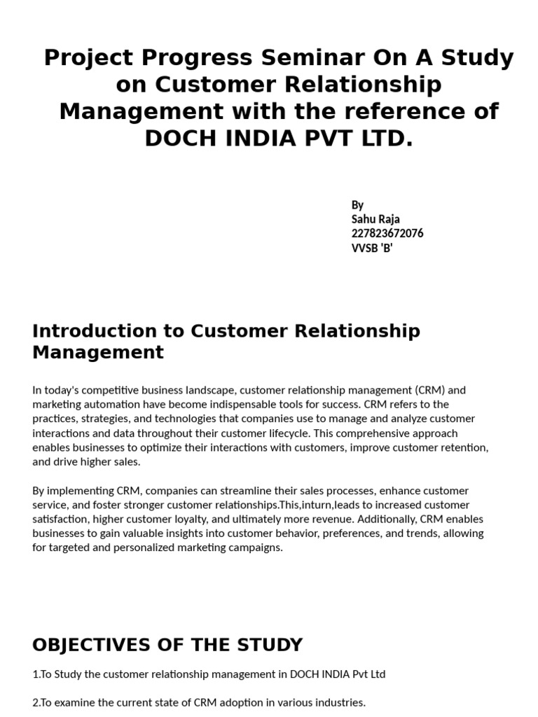 Project Progress Seminar on the Role of Human Resource Planning on Organisation Growth (1) | PDF ...