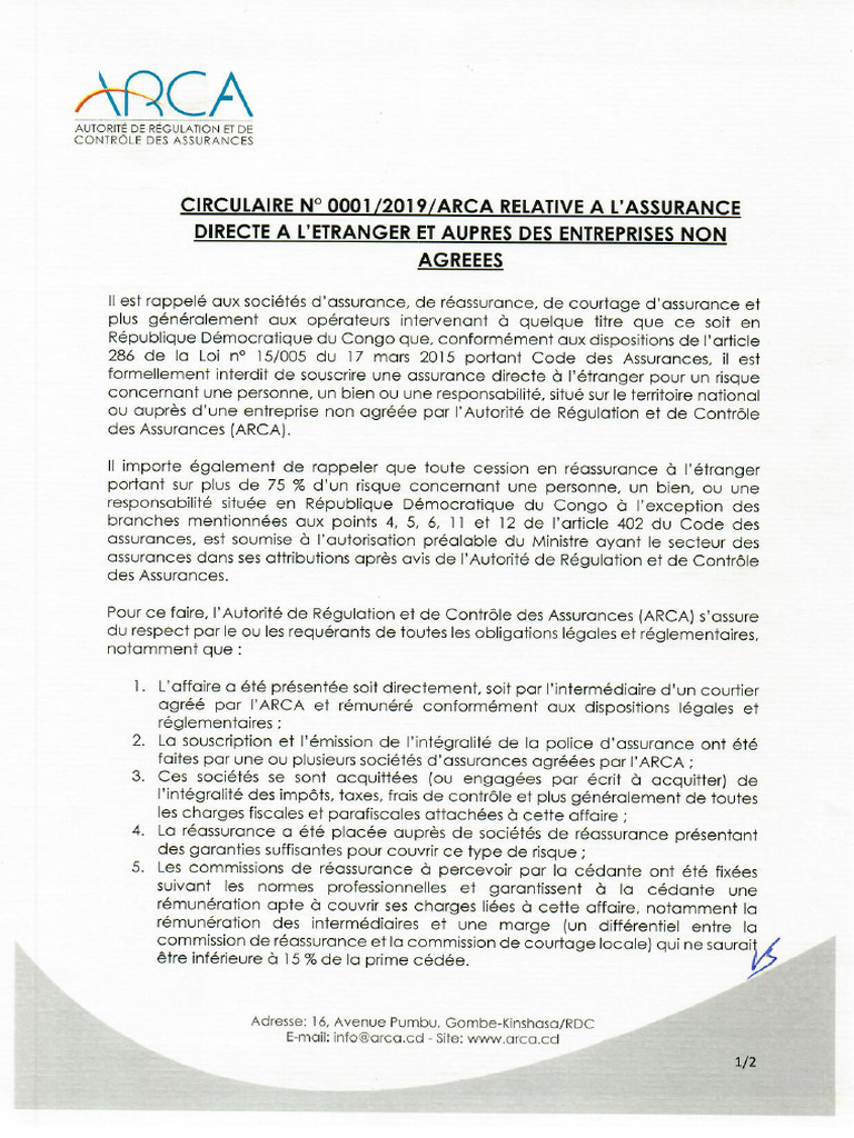 Circulaire_0001_2019 | PDF