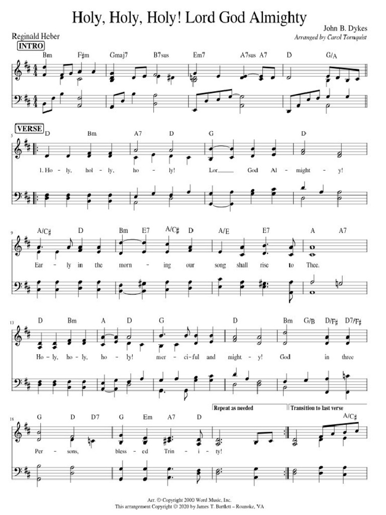 Holy Holy Holy | PDF