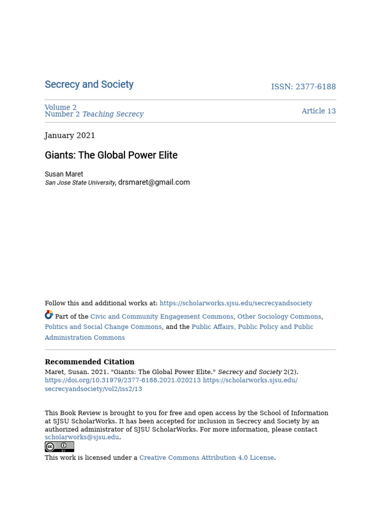 Giants_The_Global_Power_Elite (1) | PDF | Elite | Ideologies
