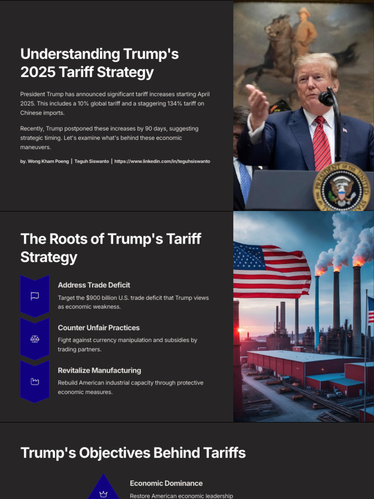 Understanding Trumps 2025 Tariff Strategy | PDF | Tariff | China