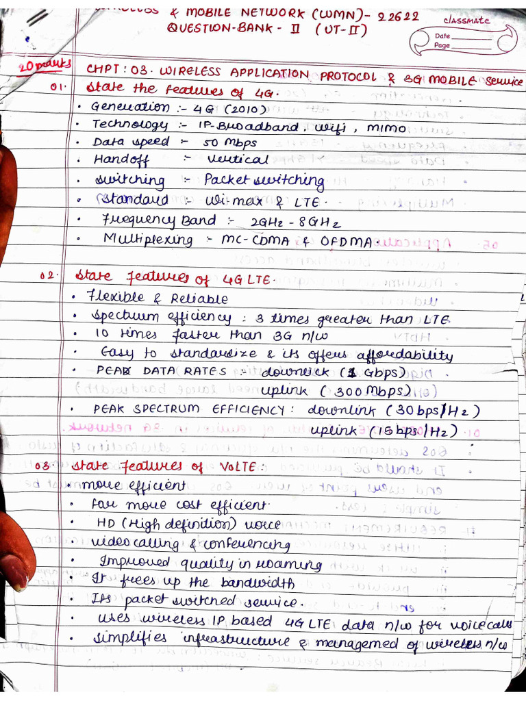 WMN Unit2 Solved | PDF