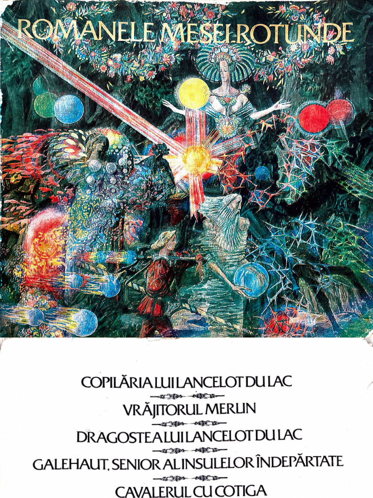 Romanele Mesei Rotunde (Cavalerii Mesei Rotunde) - Jacques Boulenger | PDF