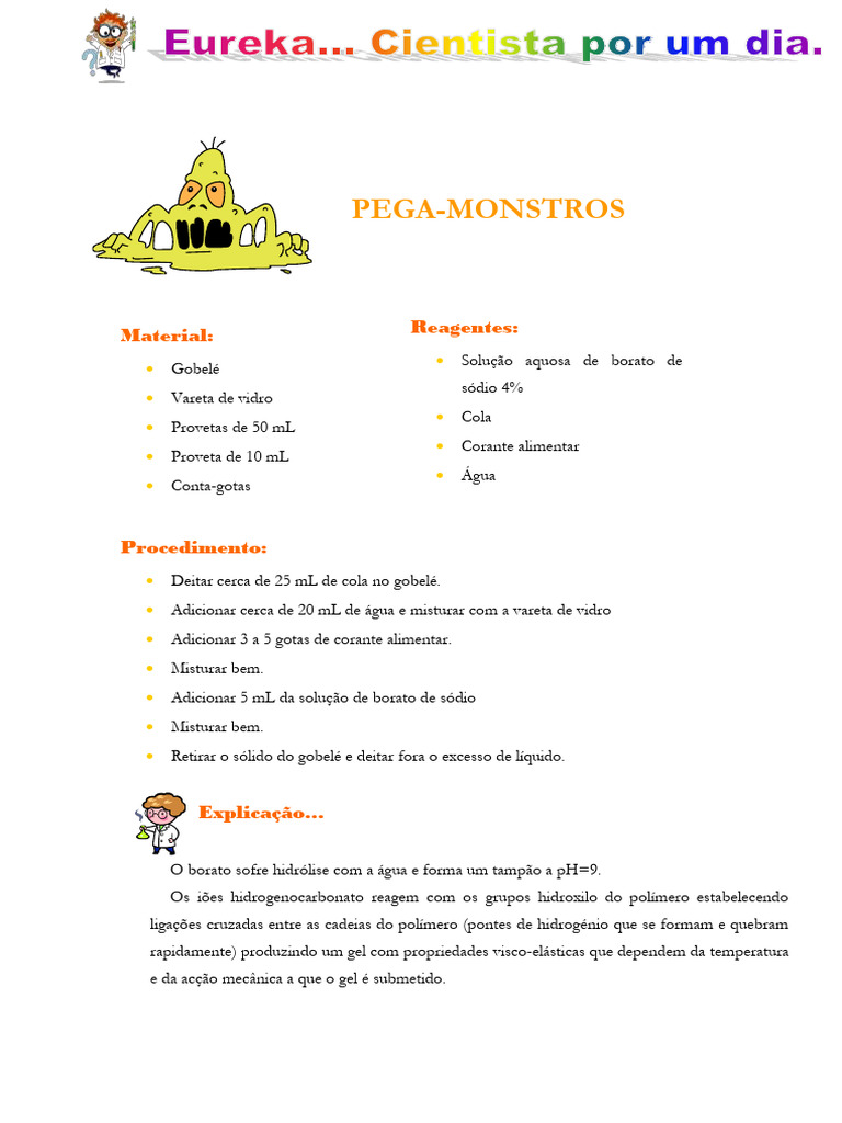 Como Fazer Pega-Monstros com Borato | PDF