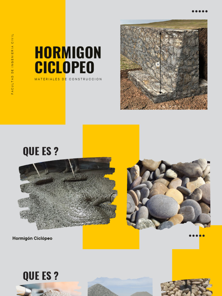 Cemento Ciclopeo | PDF