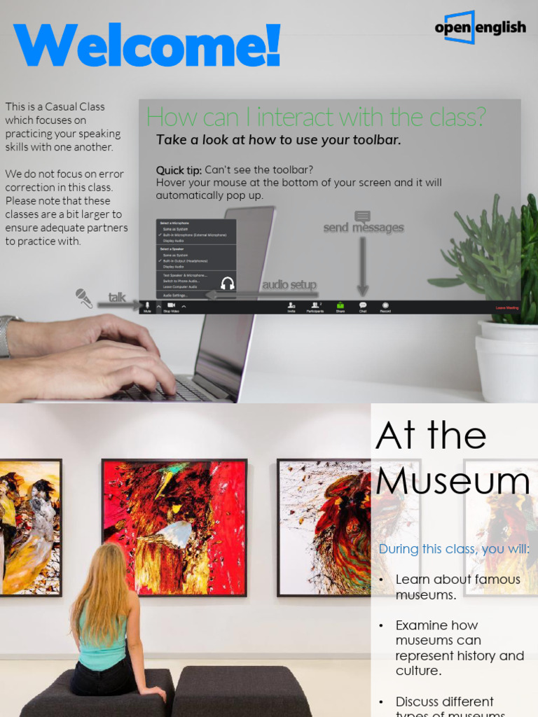 Museum Discussion and Speaking Practice | PDF | Cognition | Communication