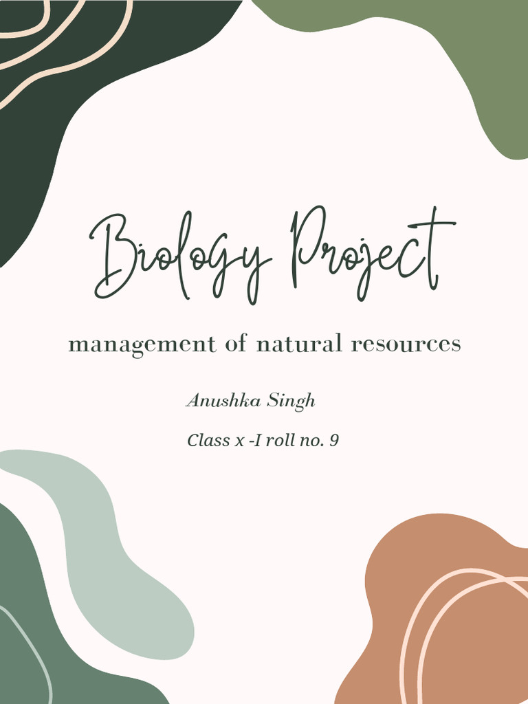 Olive Green Doodle Final Project Cover A4 Document | PDF | Water ...