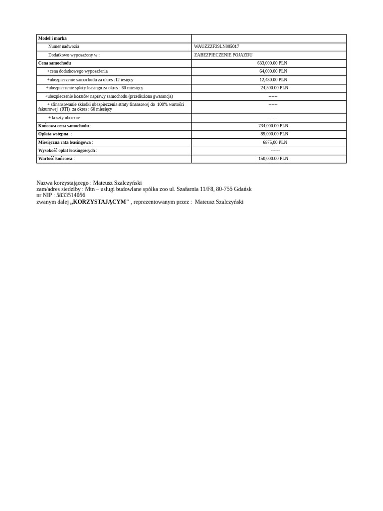 Mati Leasing | PDF