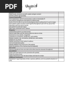 OSCE Thyroid Exam Guide | PDF | Thyroid | Neck