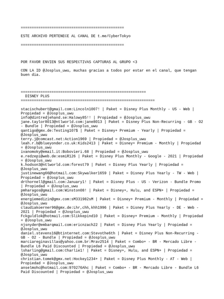 DISNEY PLUS @josplus - Uwu | PDF