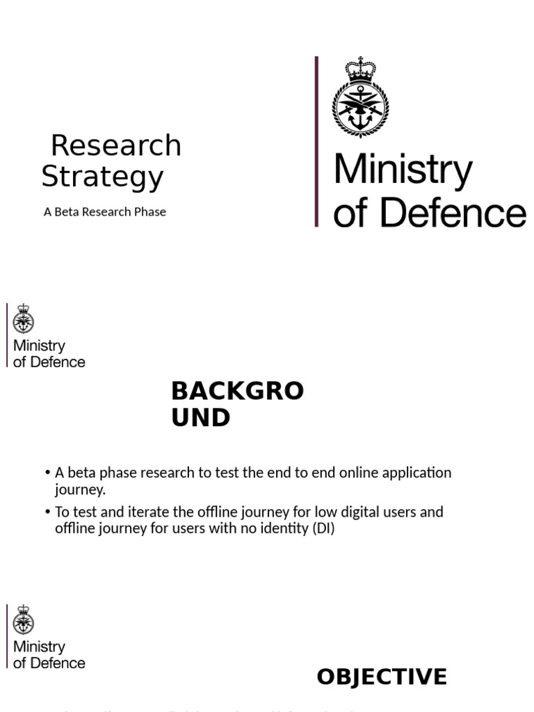 MOD Research Strategy | PDF