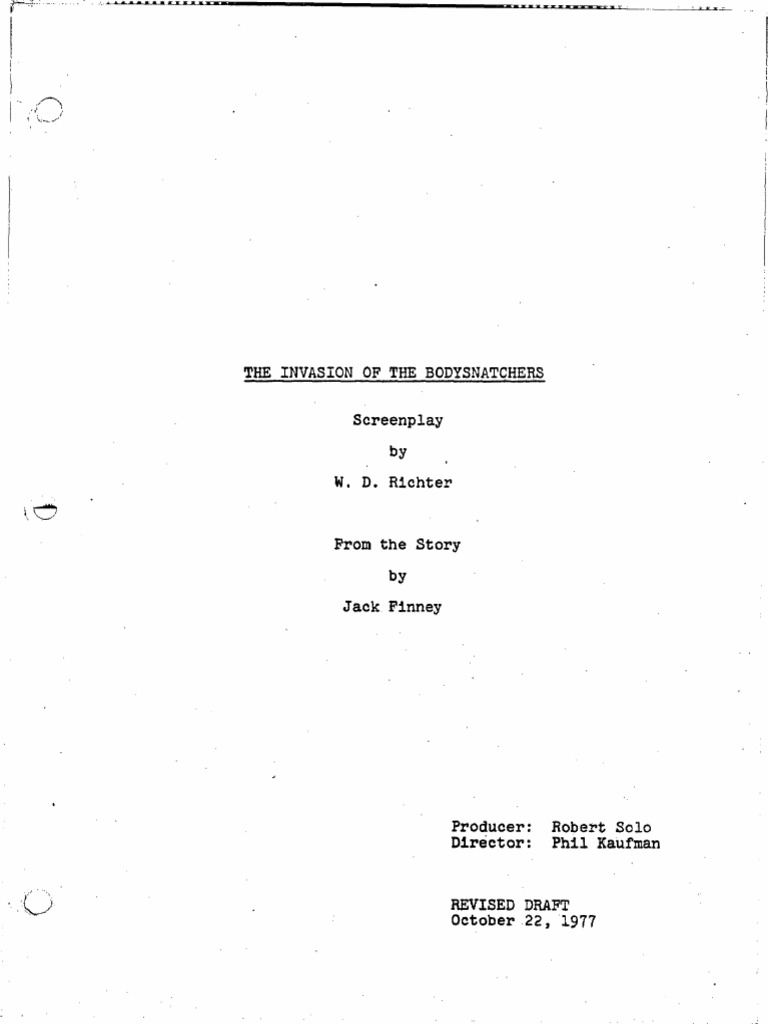 invasion_of_the_body_snatchers_1978 and others | PDF