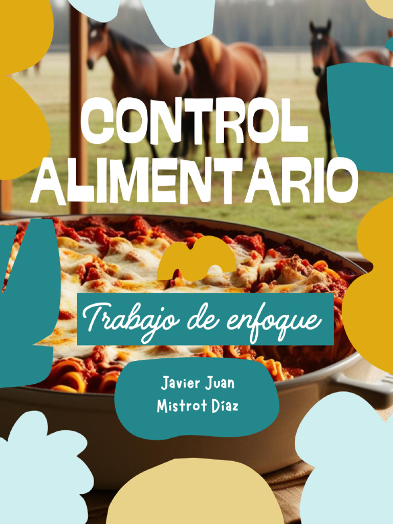 Mistrot Diaz Javier Juan Control Alimentario | PDF | Alimentos ...