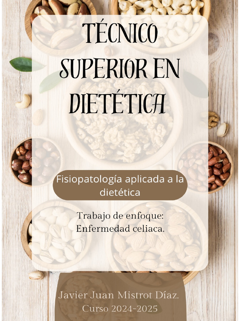 Mistrot Diaz Javier Juan Fisiopatologia | PDF | Enfermedad celíaca | Gluten