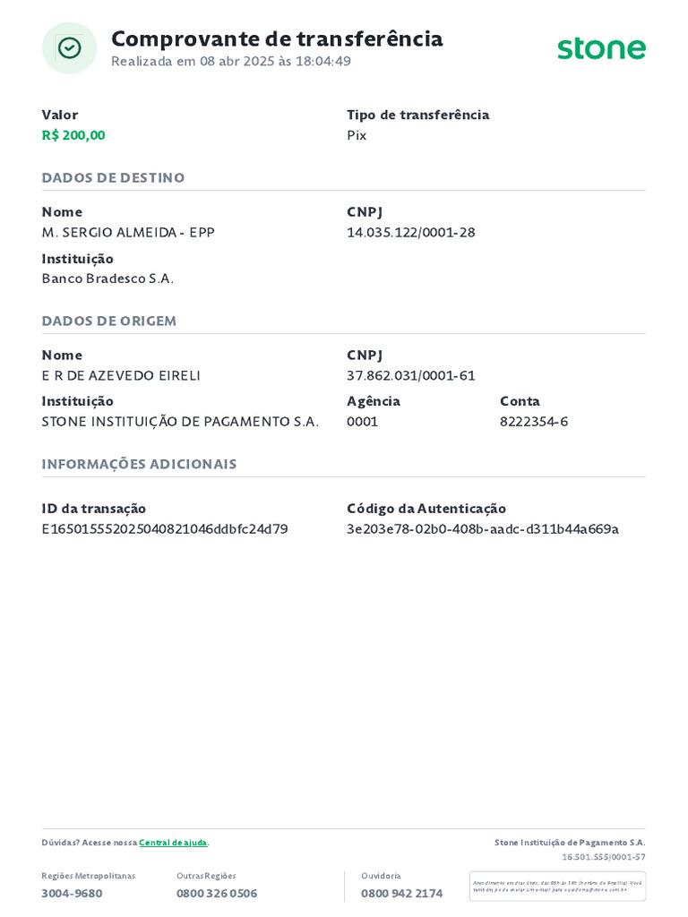 Comprovante Pix | PDF