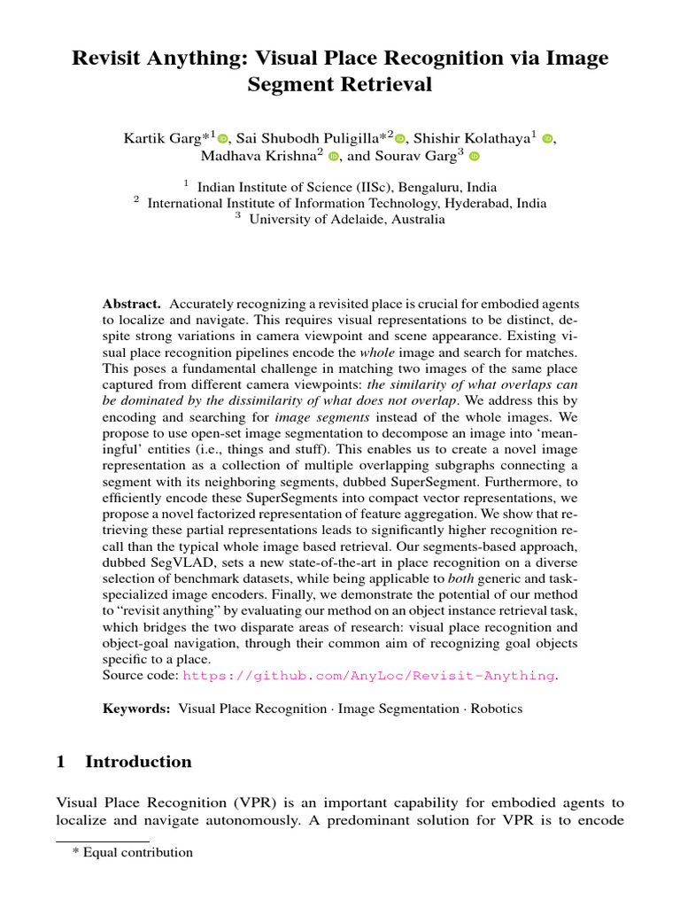 revisit-anything | PDF | Image Segmentation | Information Retrieval