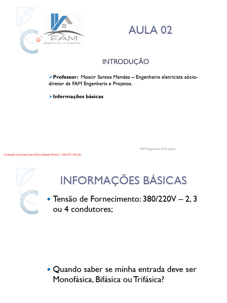 Mod01 Aula02 | PDF | Potência (Física) | Engenharia