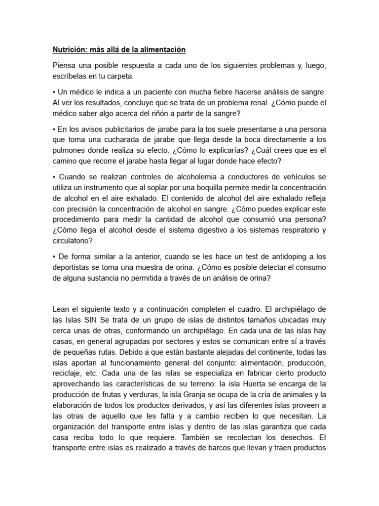 Nutrici-n sistemas.docx | PDF | Residuos | Reciclaje