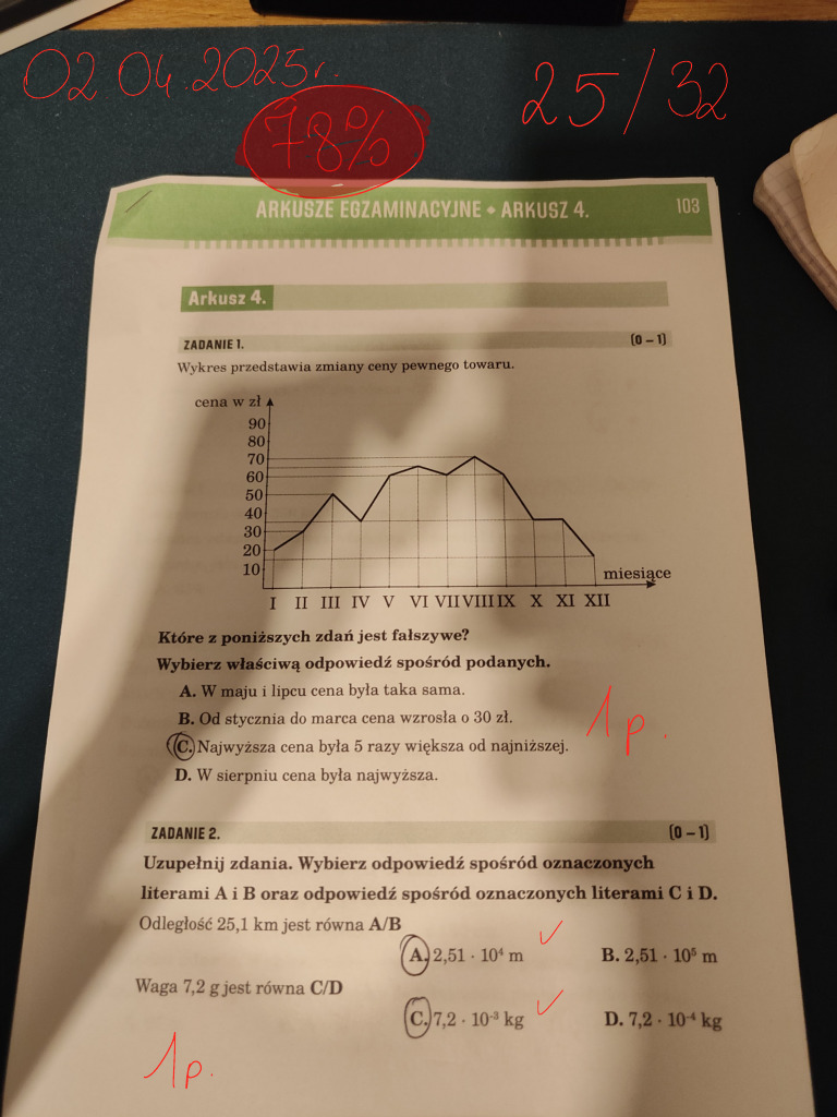 Arkusz 4 Ocena | PDF