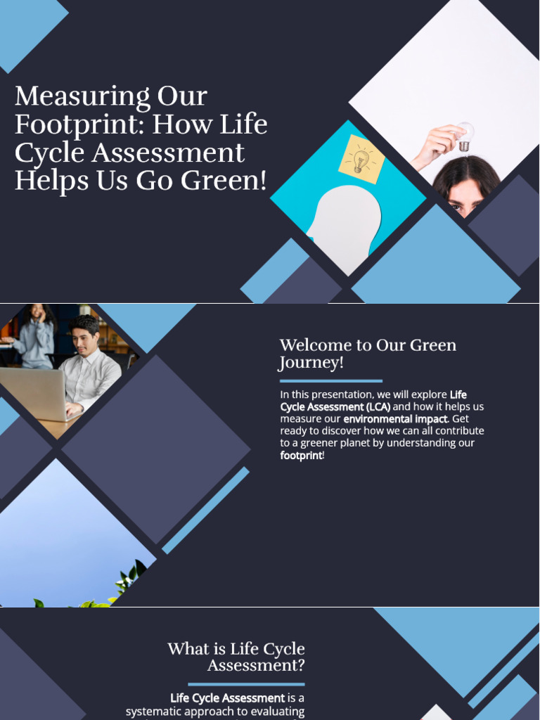 Slidesgo Measuring Our Footprint How Life Cycle Assessment Helps Us Go ...