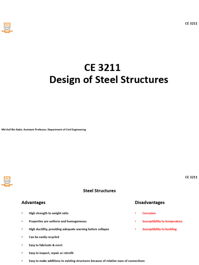 Introduction To Steel Structure | PDF | Steel | Structural Steel