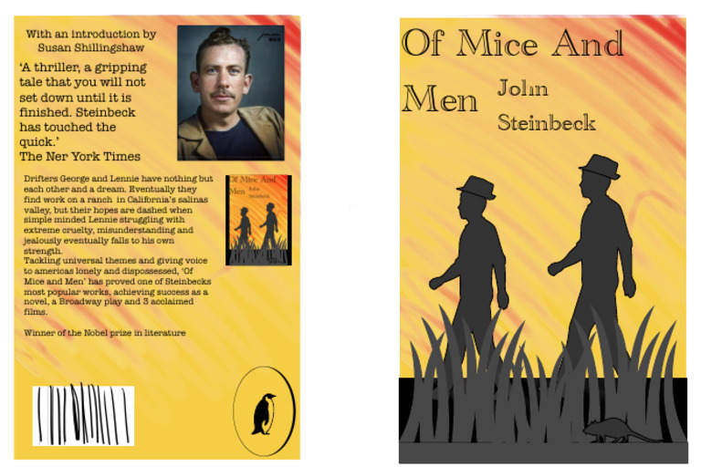 Of Mice and Men Front and Back Cover | PDF