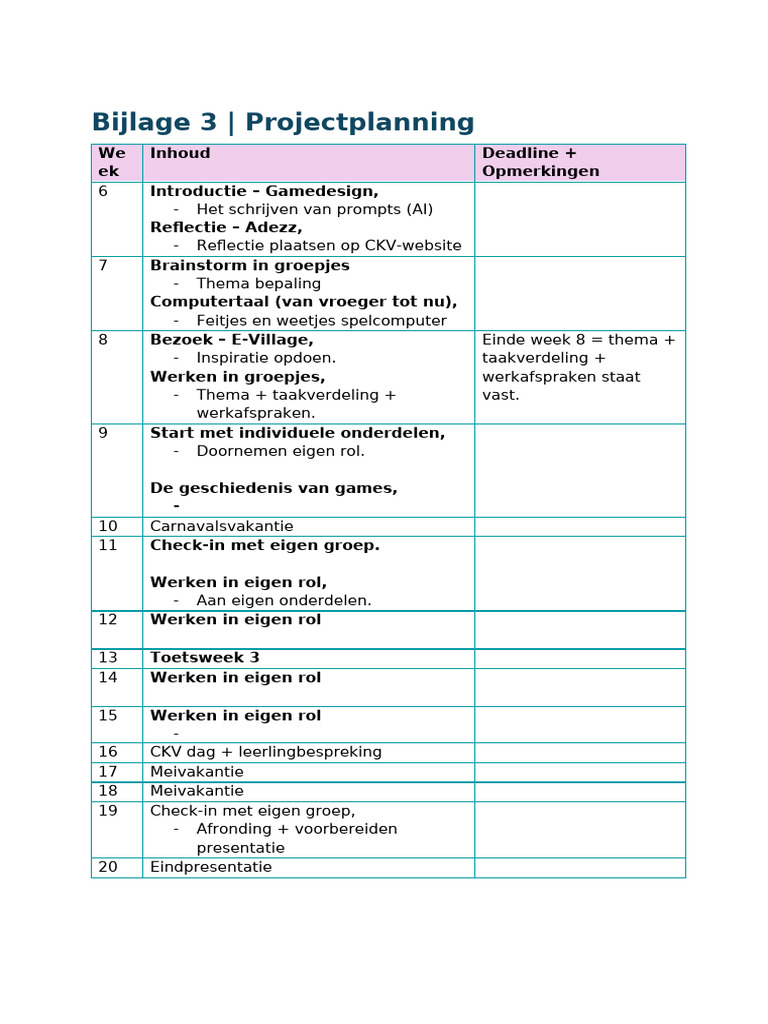 Planning - Game Design | PDF