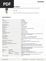 Keyence IV3-G600CA Data Sheet | PDF | Lighting | Pixel