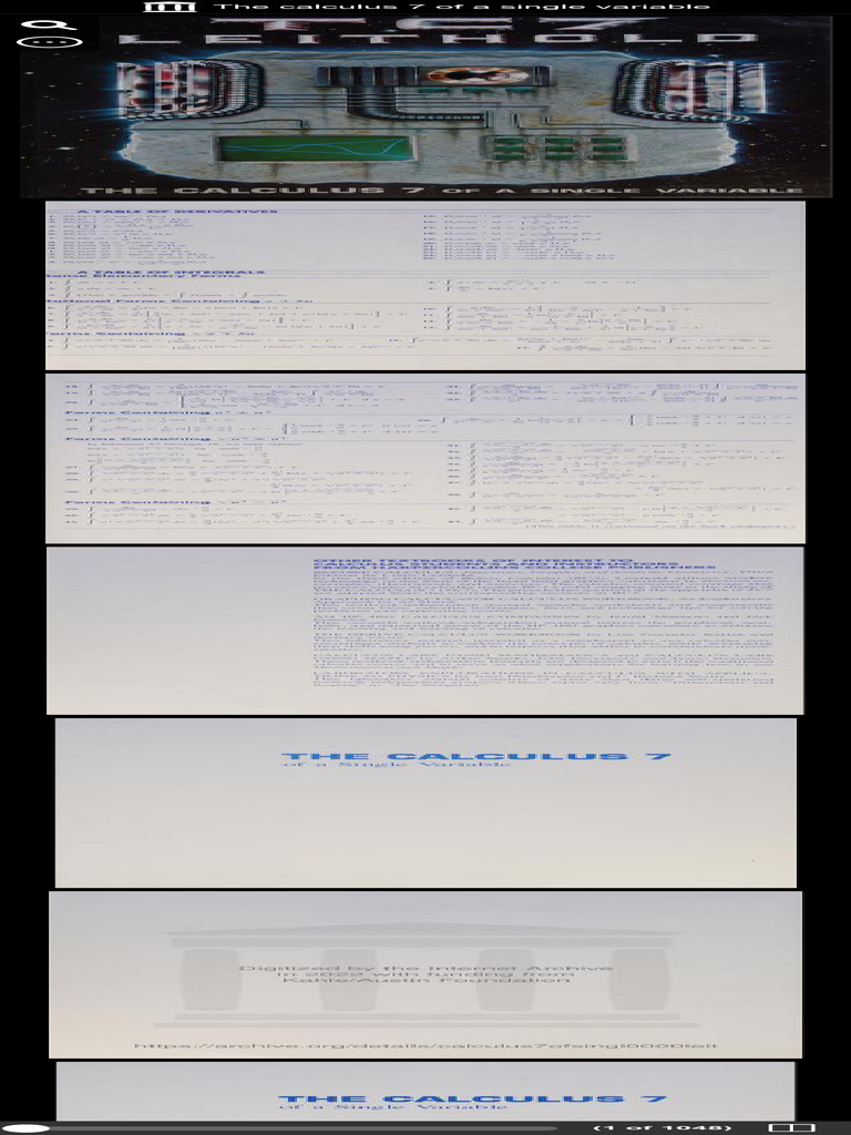 Calculus 7: Single Variable by Leithold | PDF | Computing