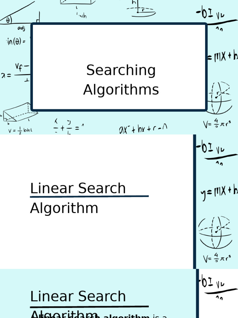 Searching Algorithm | PDF