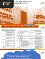 High Skill GCSE Food Recipes Guide | PDF | Pasta | Cooking