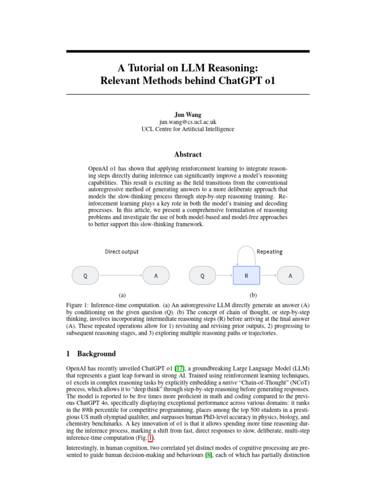 LLM Reasoning: A Step-by-Step Tutorial | PDF | Artificial Intelligence ...