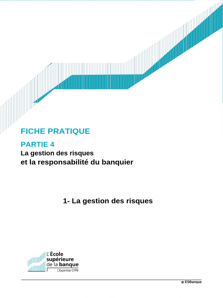 Gestion des Risques Bancaires en Crédit | PDF | Banques | Crédit